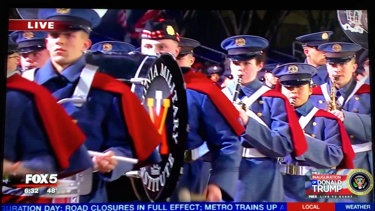 VMI 2017 Inaugural Parade - YouTube