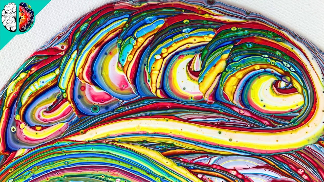 This Acrylic Pour Technique Is Perfect For Beginners! - YouTube