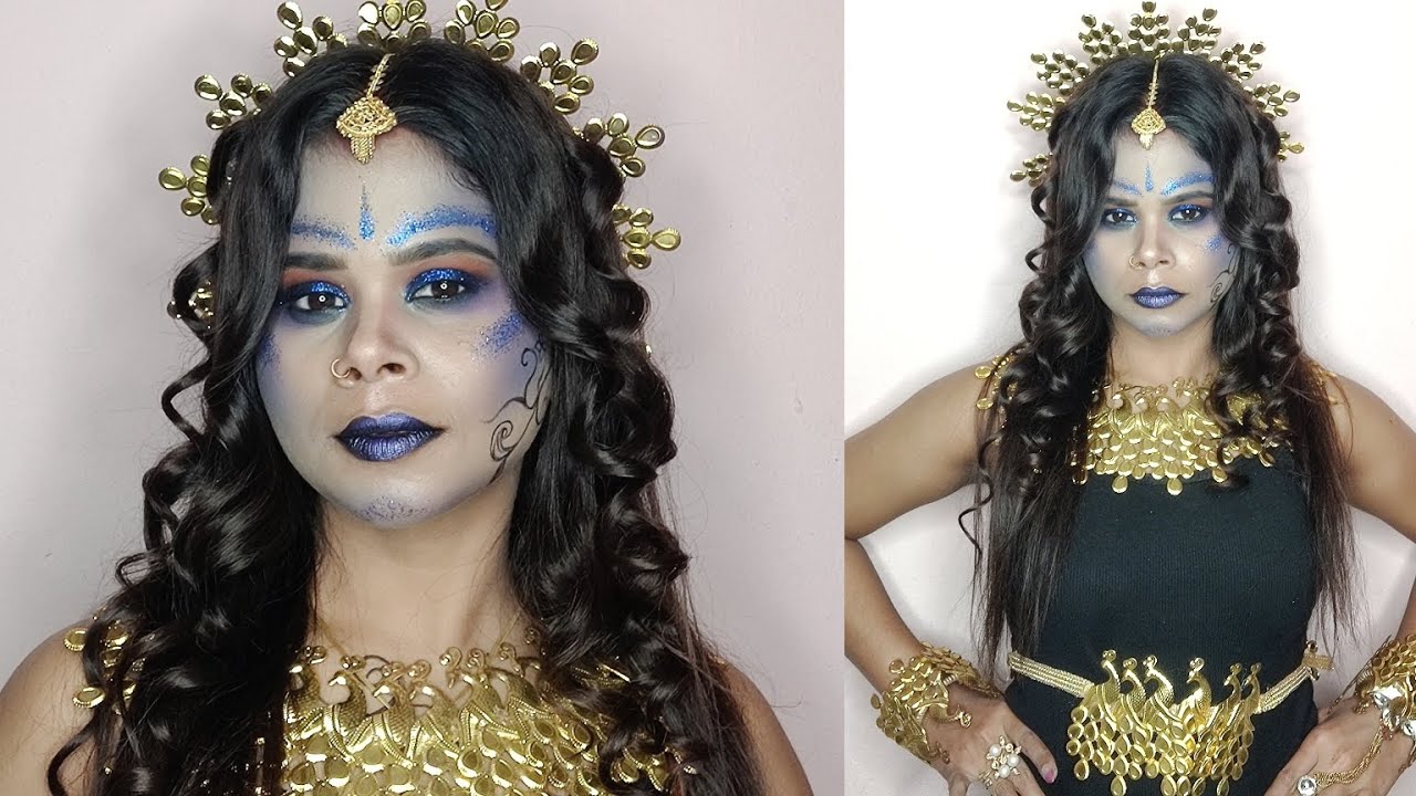 Dark Fantasy Makeup Look - YouTube