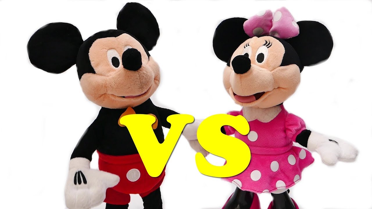 MICKEY Versus MINNIE MOUSE - YouTube