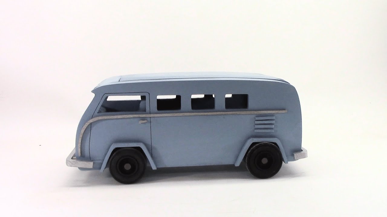 Mastering the Art of Woodworking: Crafting a VW Camper Van Model - YouTube