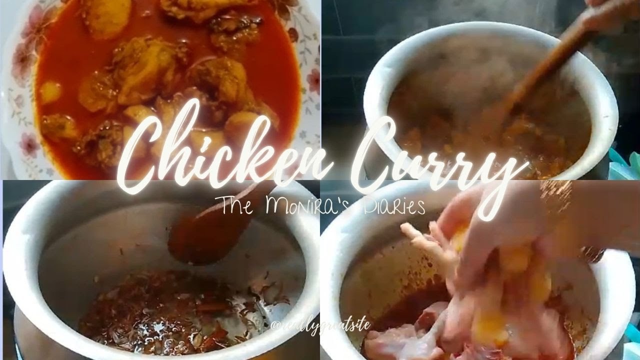Vlog 4 || Cook Chicken Curry With Me.... - YouTube
