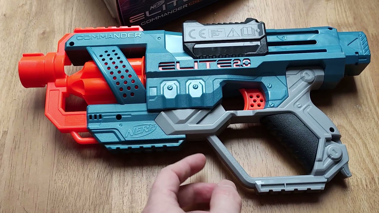NERF Commander Elite 2.0 fegyver teszt - YouTube