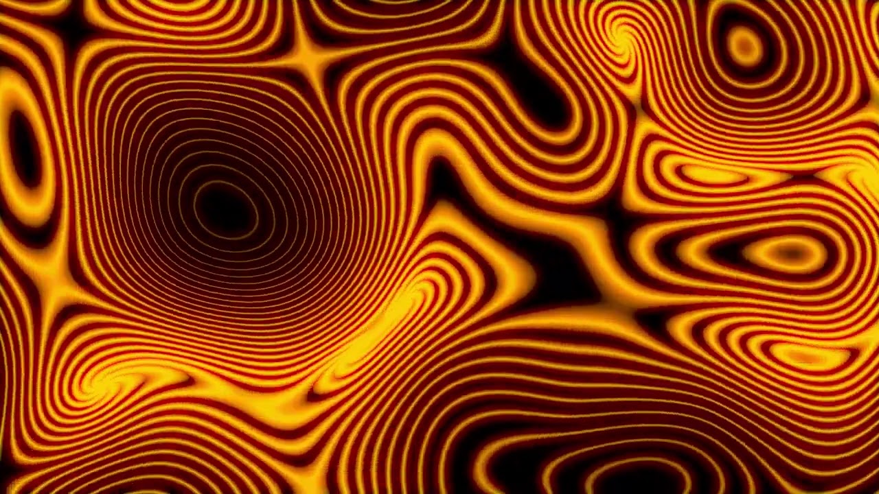 Amazing Visual Abstract Background | Golden Wobbling Strips | 4k ...