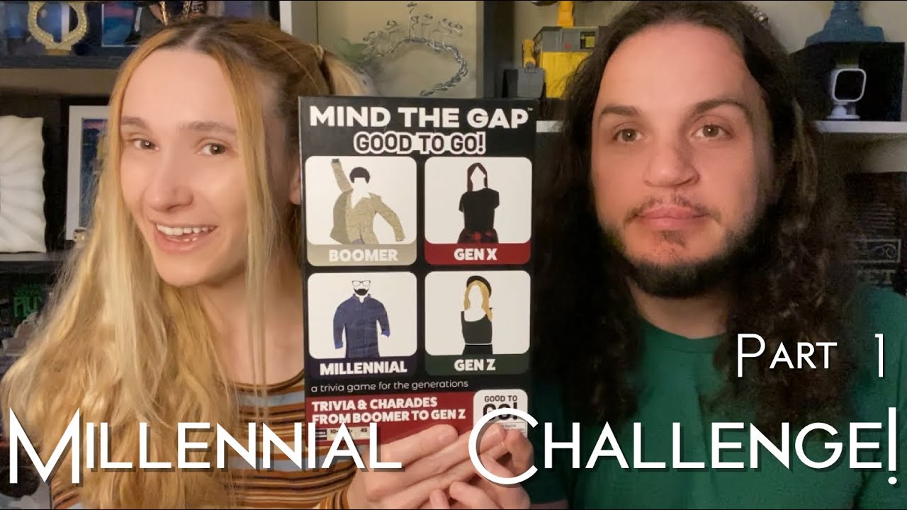 MILLENIAL CHALLENGE! - Mind The Gap Generation Challenge Game - Q&A ...