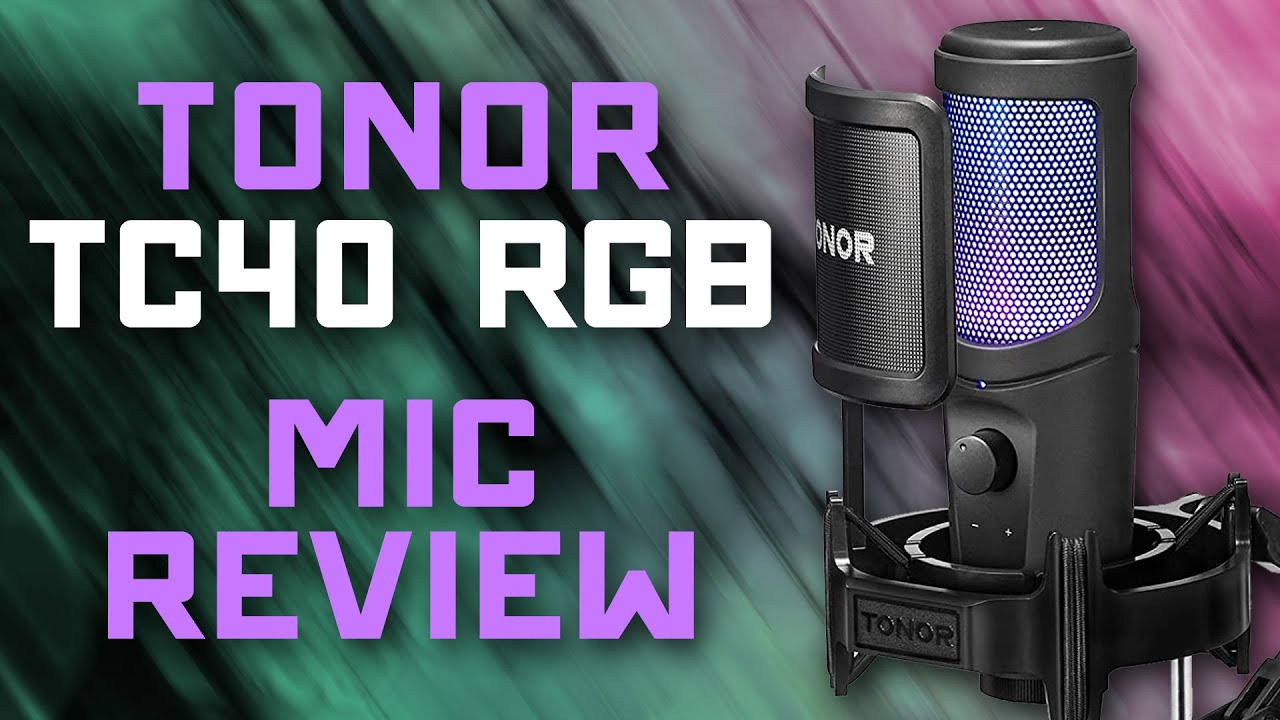 Tonor TC40 RGB Mic Review & Unboxing - Cardioid USB Microphone w/ Boom ...