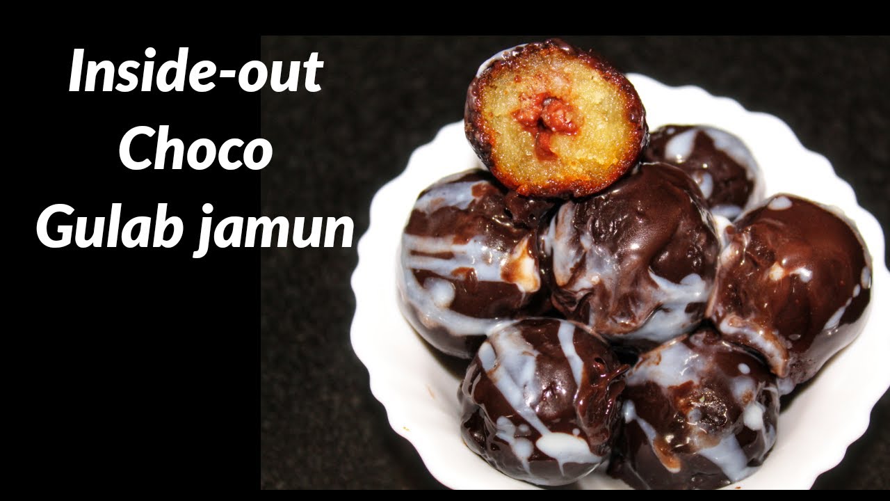 Chocolate Gulab Jamun / Inside-Out Chocolate Gulab Jamun - YouTube