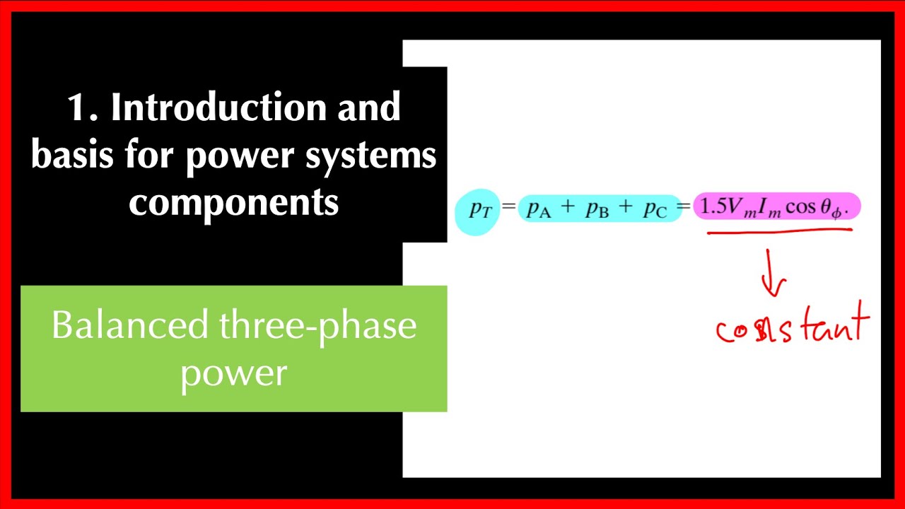 Balanced three-phase power - YouTube
