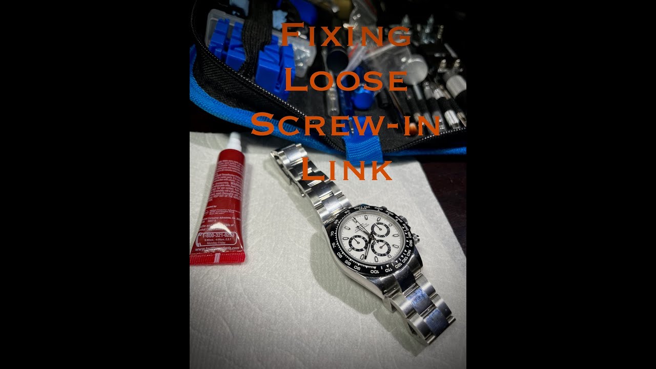 Fixing loose screw-links - YouTube