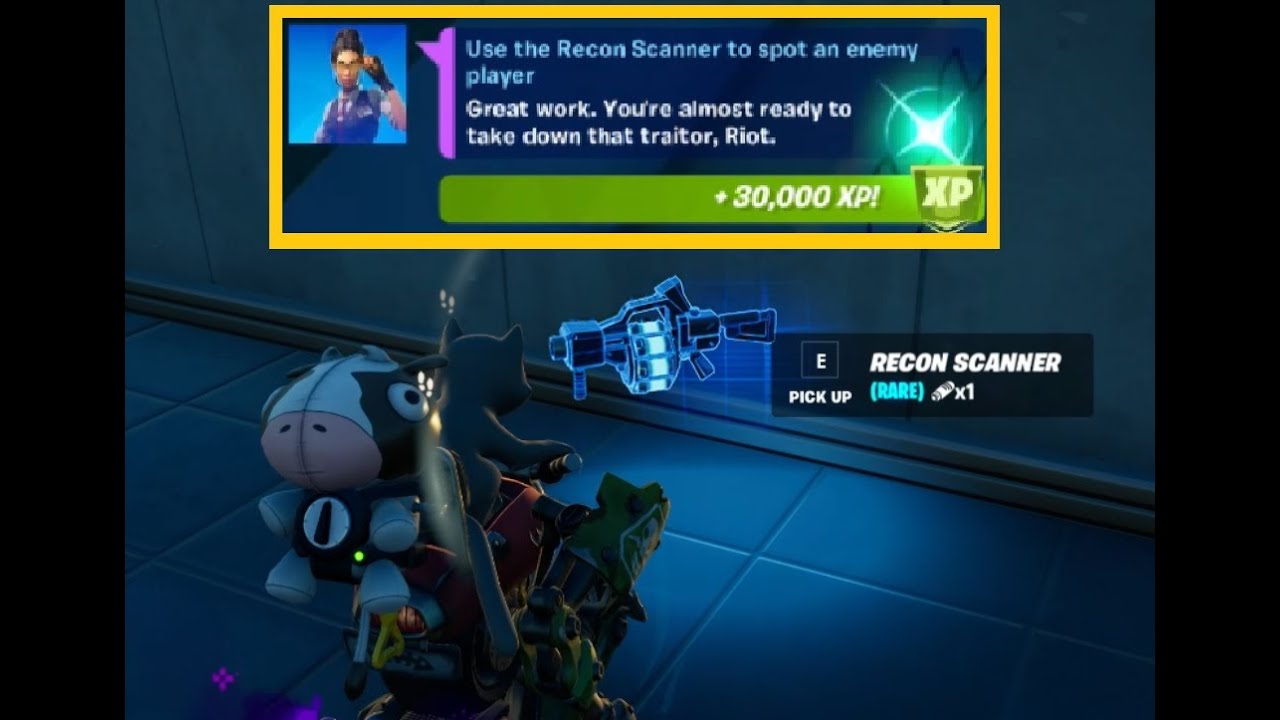 Use the Recon Scanner to spot an enemy player (Ultra Wide Screen) - YouTube