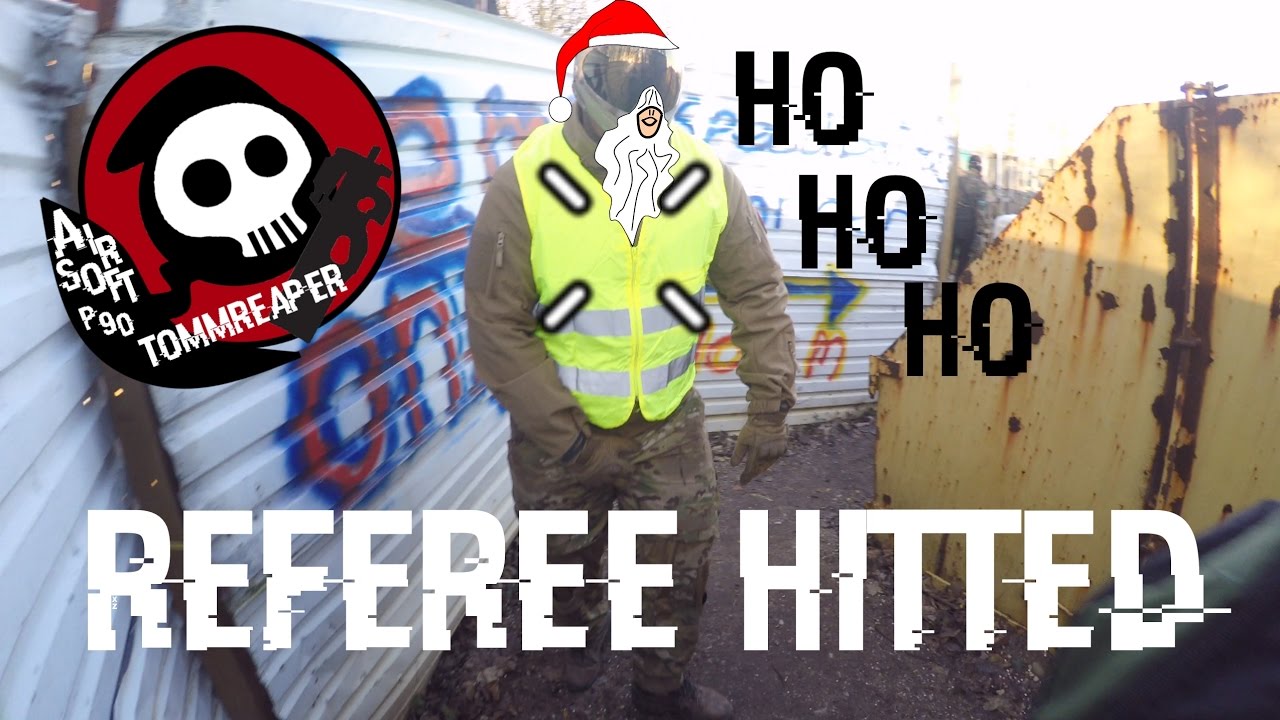 OMG, I shot the referee in airsoft!! [Gameplay] - YouTube