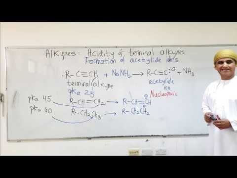 Acidity of Terminal Alkynes: Formation of Acetylide Ions and their ...