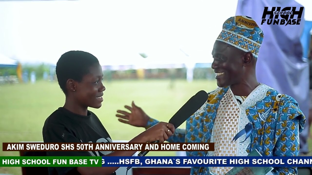 Headmaster of Akim Swedru SHS (Akisss) Interview at the just ended 50th ...