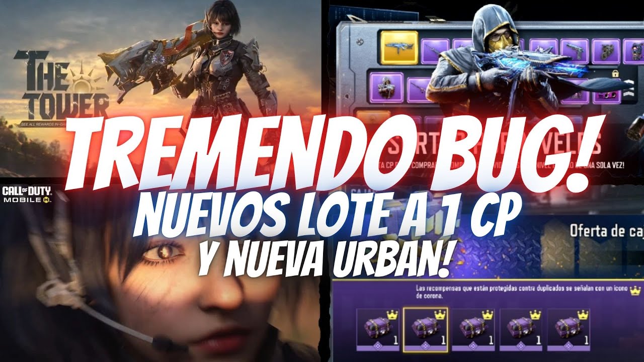AVISO! TREMENDO BUG!! NUEVOS LOTES A 1CP! Y URBAN PRECIOSA | COD Mobile ...