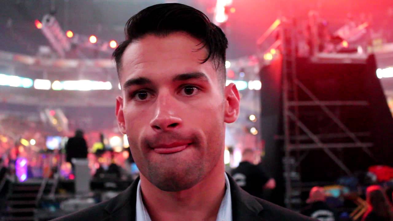 Trevor McCumby after his knock victory at the US Airways Center - YouTube