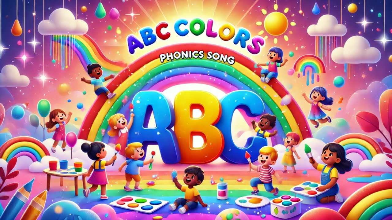 ABC Colors Phonics Song | Sing & Learn A to Z | Fun Alphabet Rhymes for ...