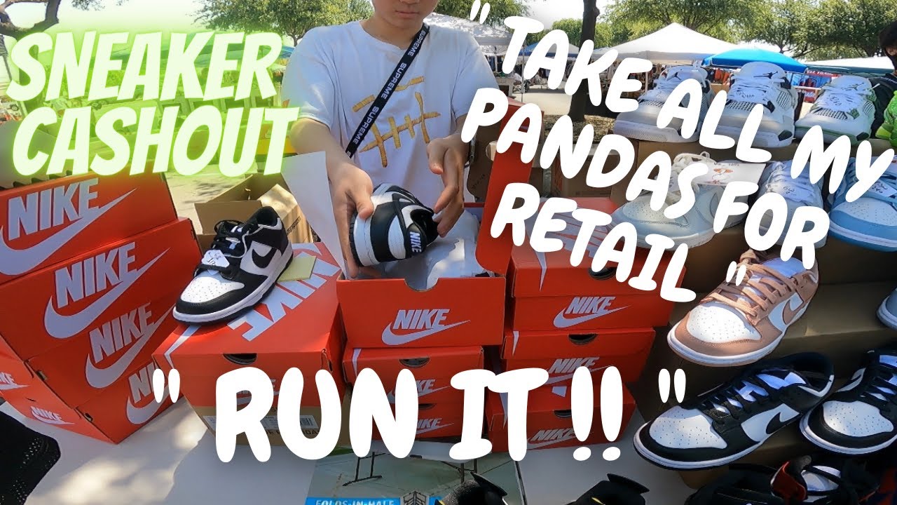 CASHING OUT ALL PANDA DUNKS FOR RETAIL AT SNEAKER EVENT | I LOVE CHEAP ...