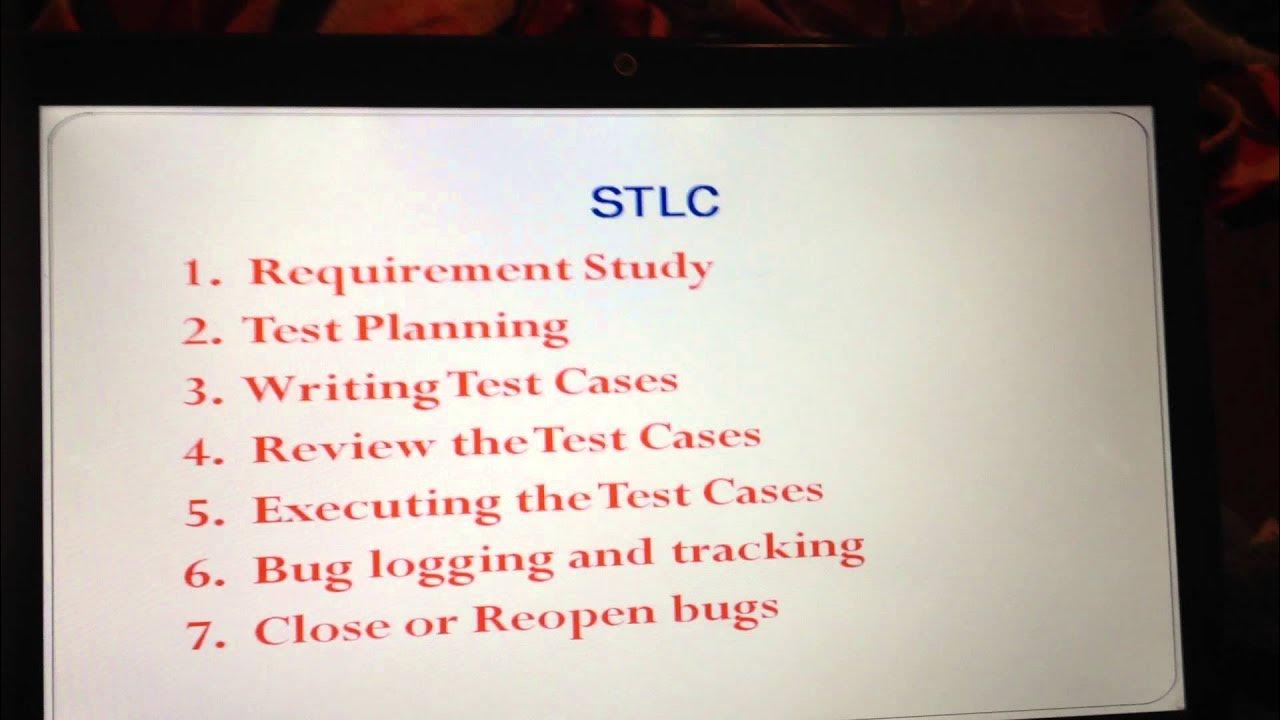 what is stlc? Software testing interview questions and answers - YouTube