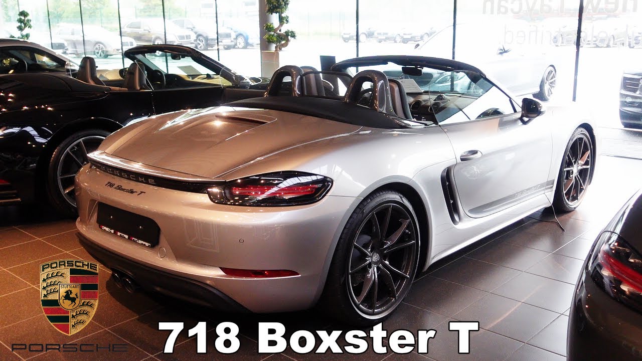 The New Porsche 718 Boxster T : Detailed Interior & Exterior - YouTube