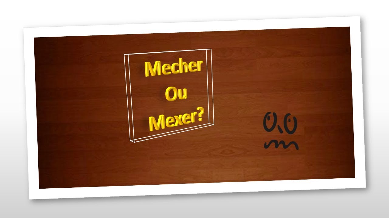 Descomplicando 12 - Qual a diferença entre "Mecher e Mexer'? - YouTube