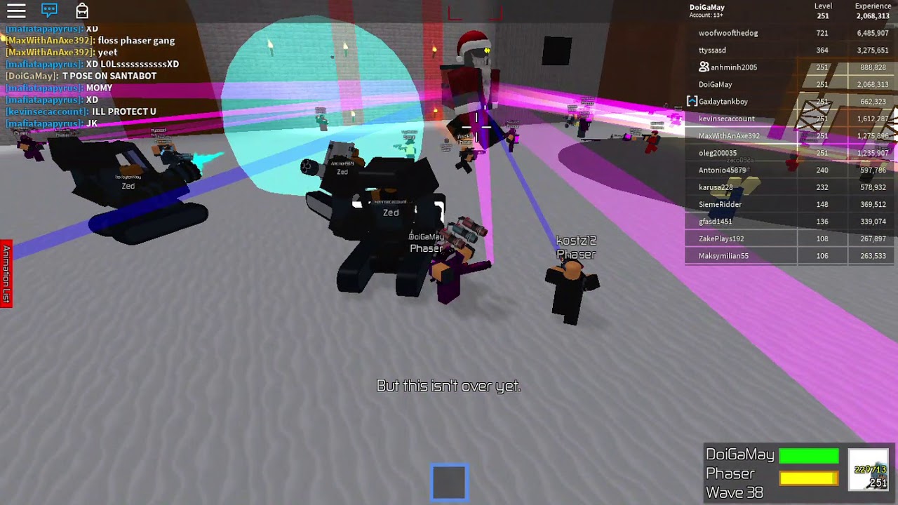 Roblox Tower Battle: BF (fan game) Santa bot - YouTube