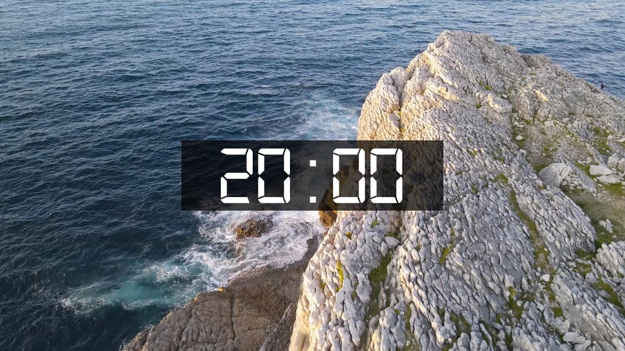 20 Minute Timer [A Day at the Ocean] Timer with Calming Music and Ocean ...