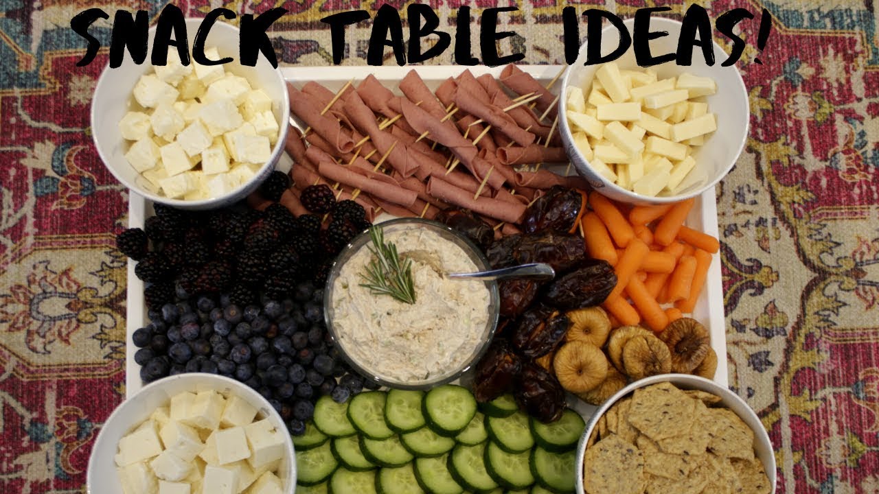 Snack Table Ideas! - YouTube