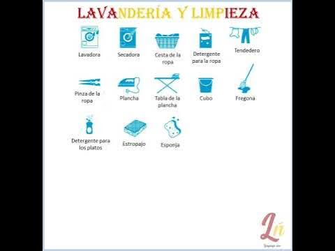 Lavandería y limpieza - Vocabulario - YouTube