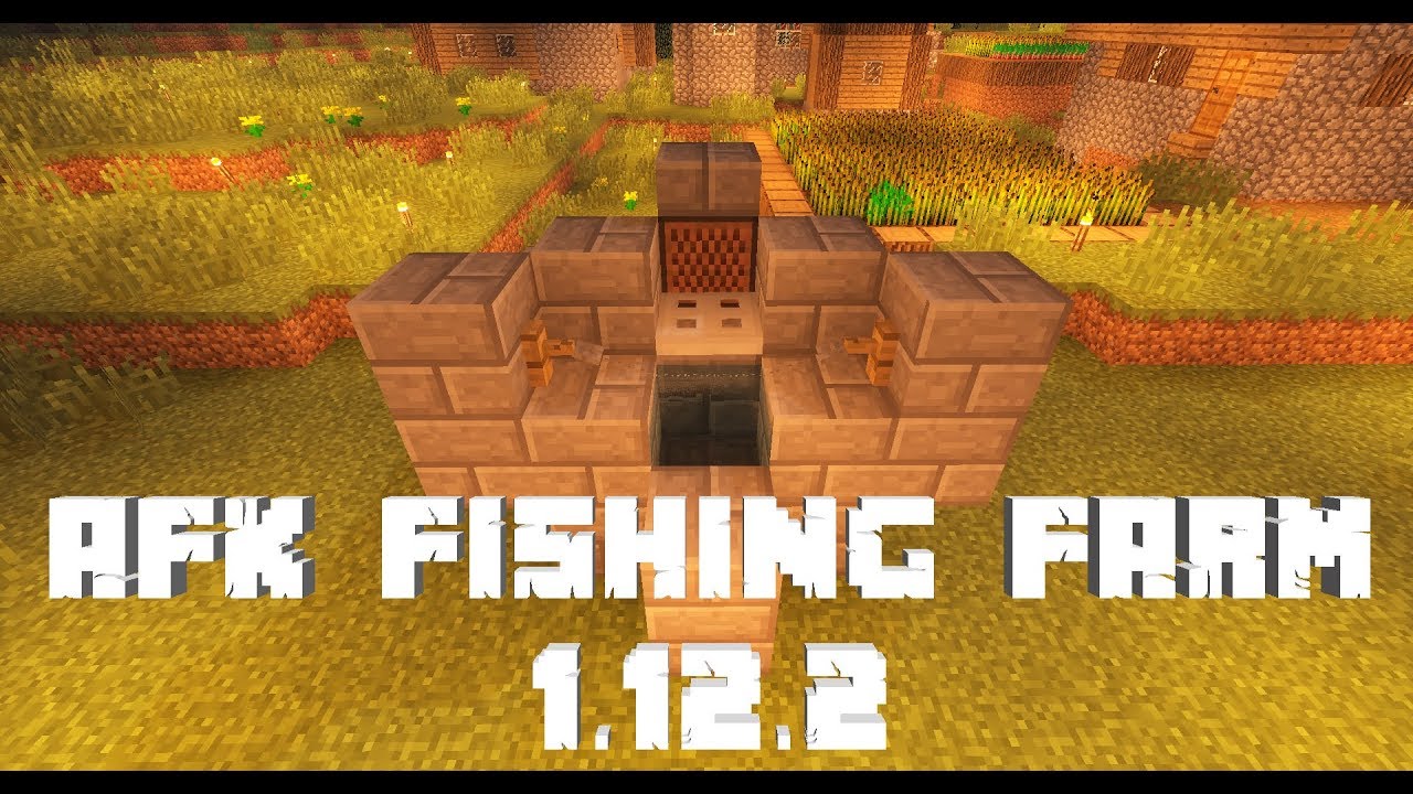 AFK FISHING FARM 1.12.2 - MINECRAFT - YouTube