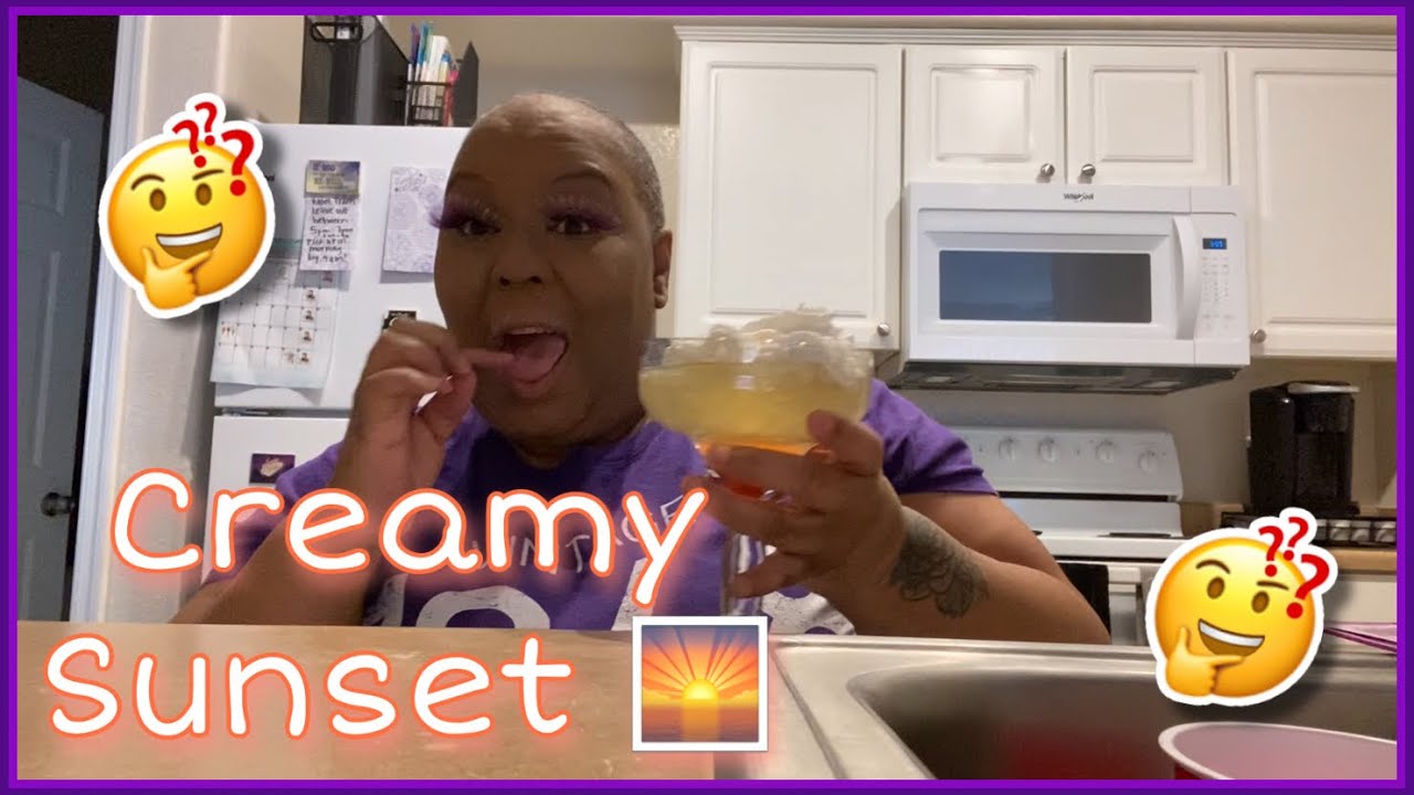 Creamy Sunset Drink Recipe || Yvette Renee' - YouTube