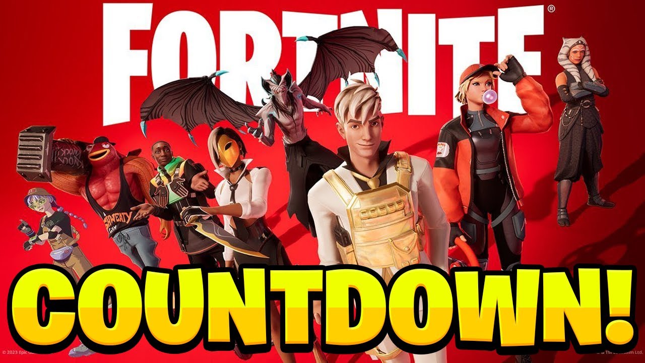 FORTNITE CHAPTER 4 SEASON 4 LIVE COUNTDOWN! (SERVERS DOWN) - YouTube