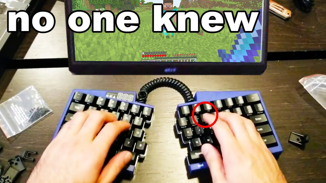I Paid $300 For A Hacked Minecraft Keyboard And No One Noticed... - YouTube