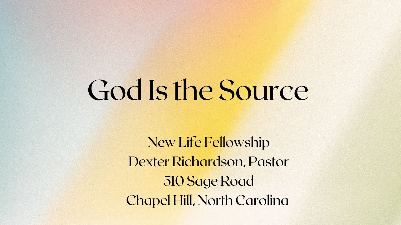God Is The Source - YouTube