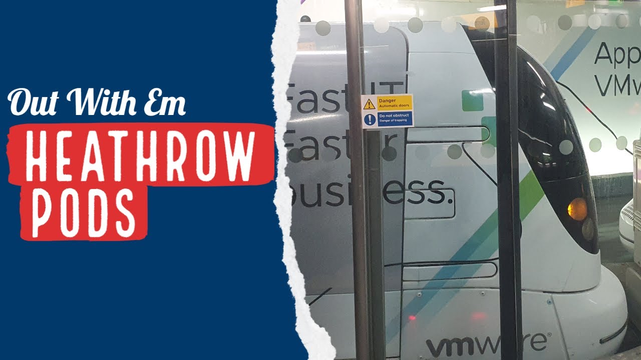 London Heathrow Airport Pods and a look around Terminal 5 - YouTube