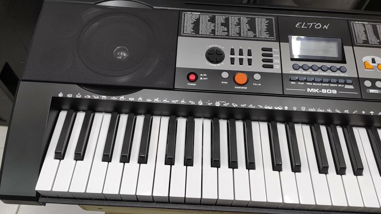teclado Elton MK-809 - YouTube