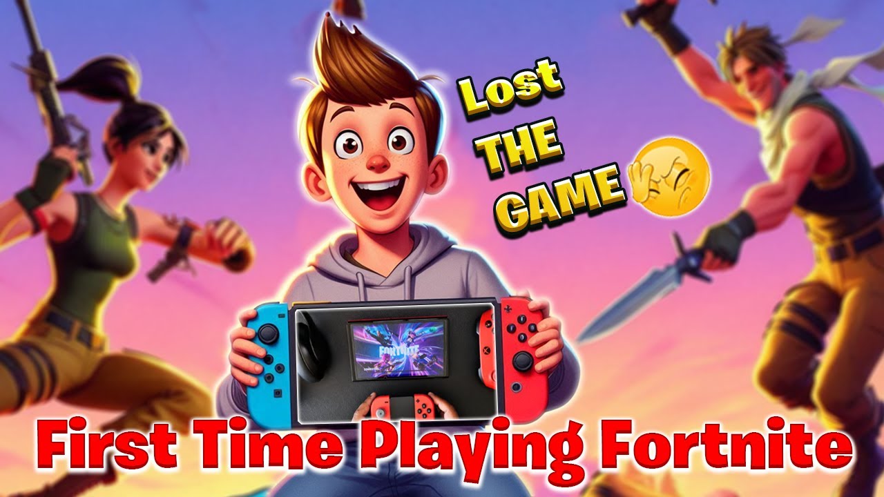 First Time playing Fortnite battle royale on nintendo switch - YouTube