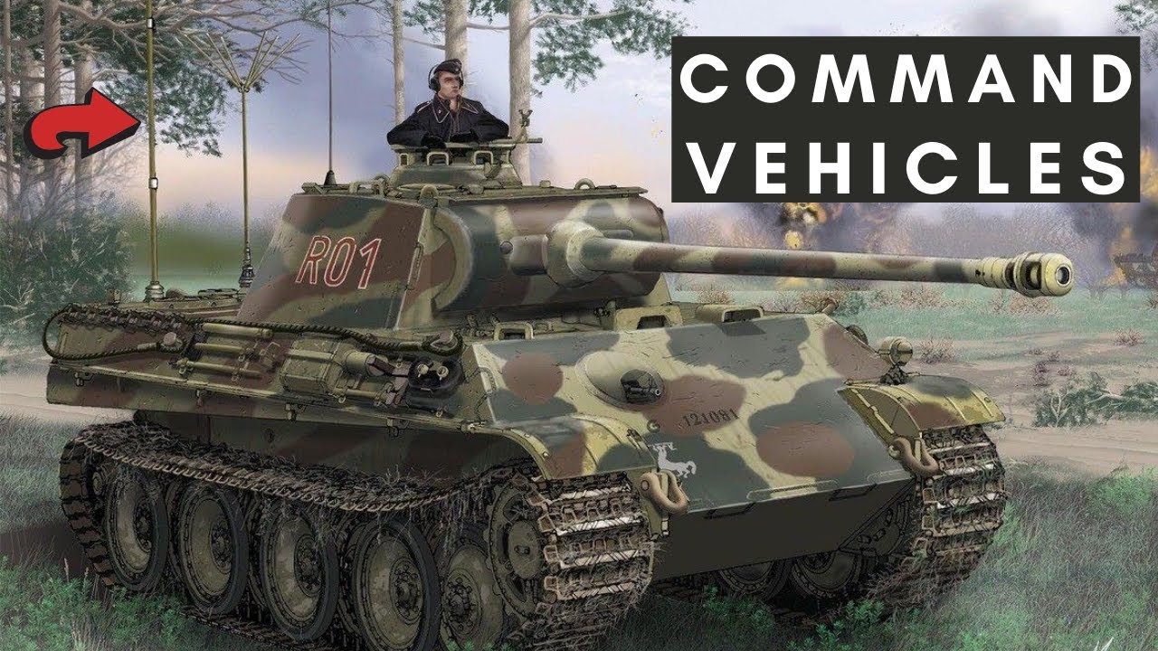 German Army - Command Vehicles of Panzer Divisions - YouTube