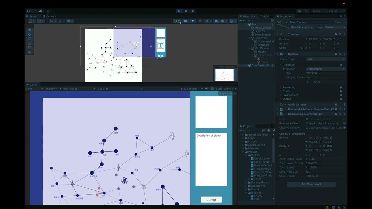 【Unity教程】地图边缘滚动和缩放制作map edge scroll and zooming【中文解说】 - YouTube