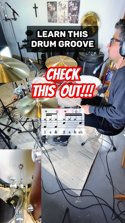 Learn this Beginner Drum Groove! (Drum Lesson) 🥁 #drums - YouTube