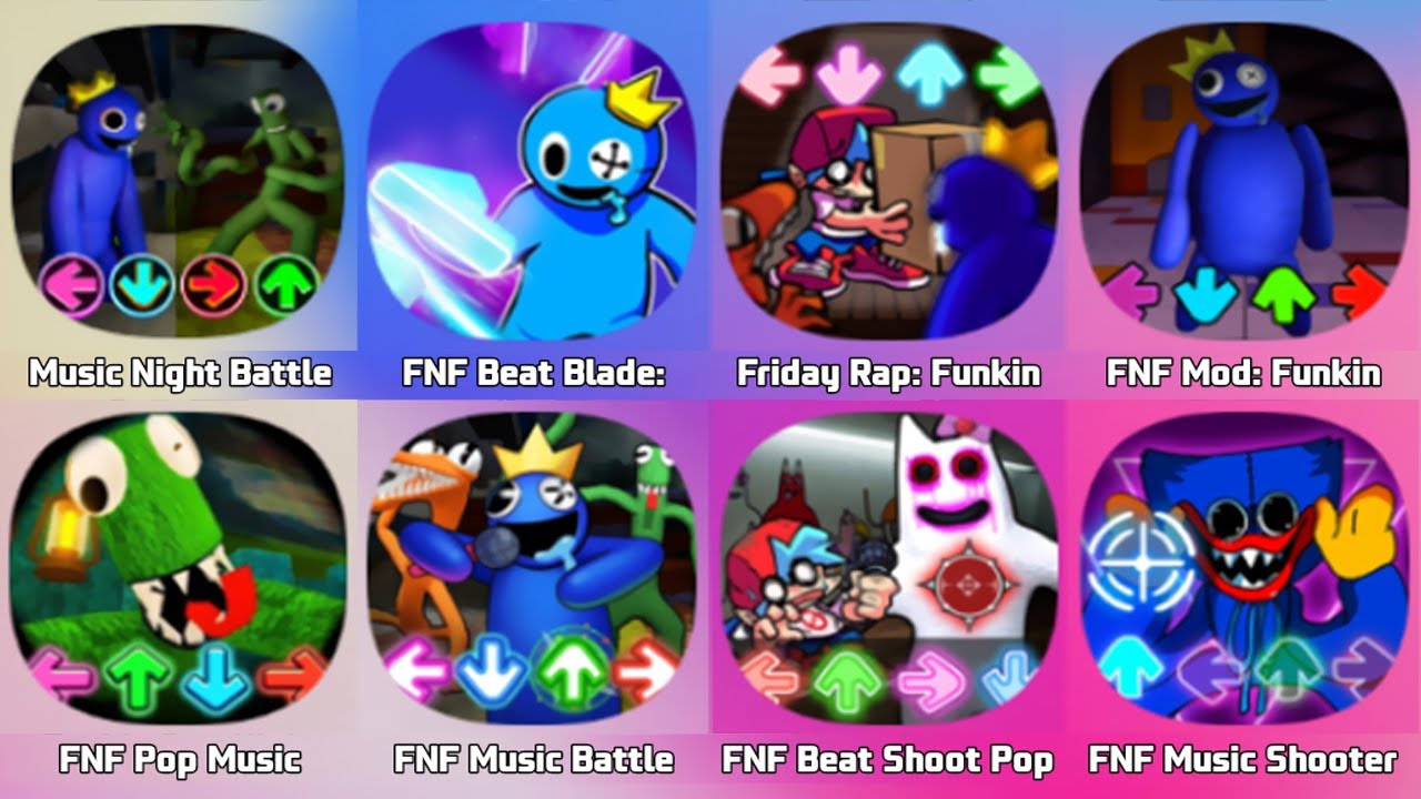 Music Night Battle, FNF Beat Blade, Pop Music, Funkin Rap Night, FNF ...