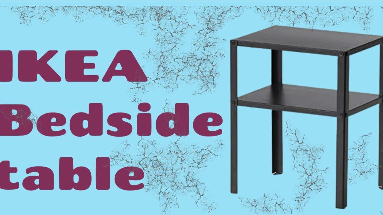 Ikea bedside table KNARREVIK - YouTube