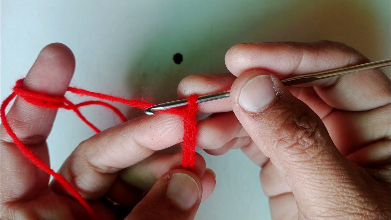 एकदम आसान तरीके से क्रोसिया चलाना सीखे/crosiya kaise chlate hai/Crochet ...