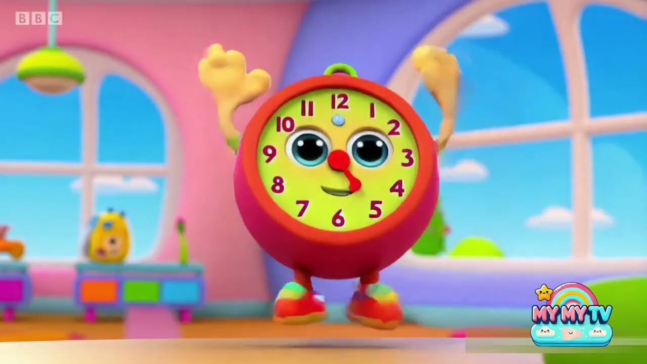 Tick-Tock Clock" ⏰ | Fun Time Learning Song for Kids | @MYMYTv_08 Nursery Rhyme & Kids Songs ...