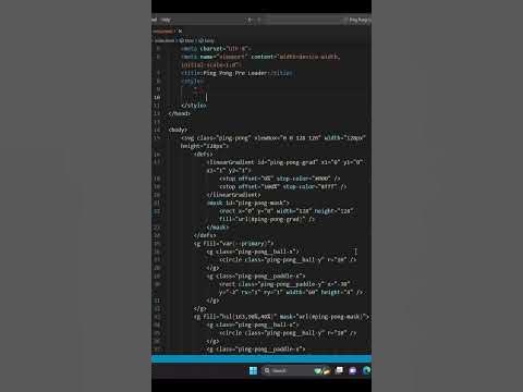 Ping Pong Pre Loader CSS & Html #shorts - YouTube