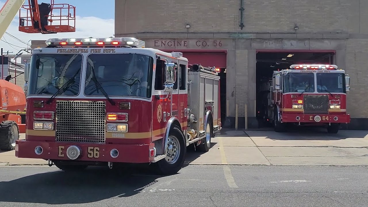 PFD Engine 56 & Engine 64 Responding - YouTube