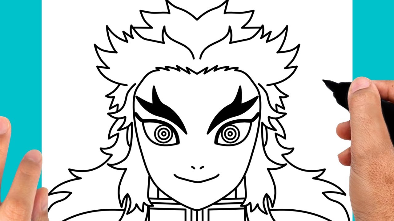 Como Dibujar Anime Como Dibujar A Rengoku Paso A Paso FÁcil Youtube