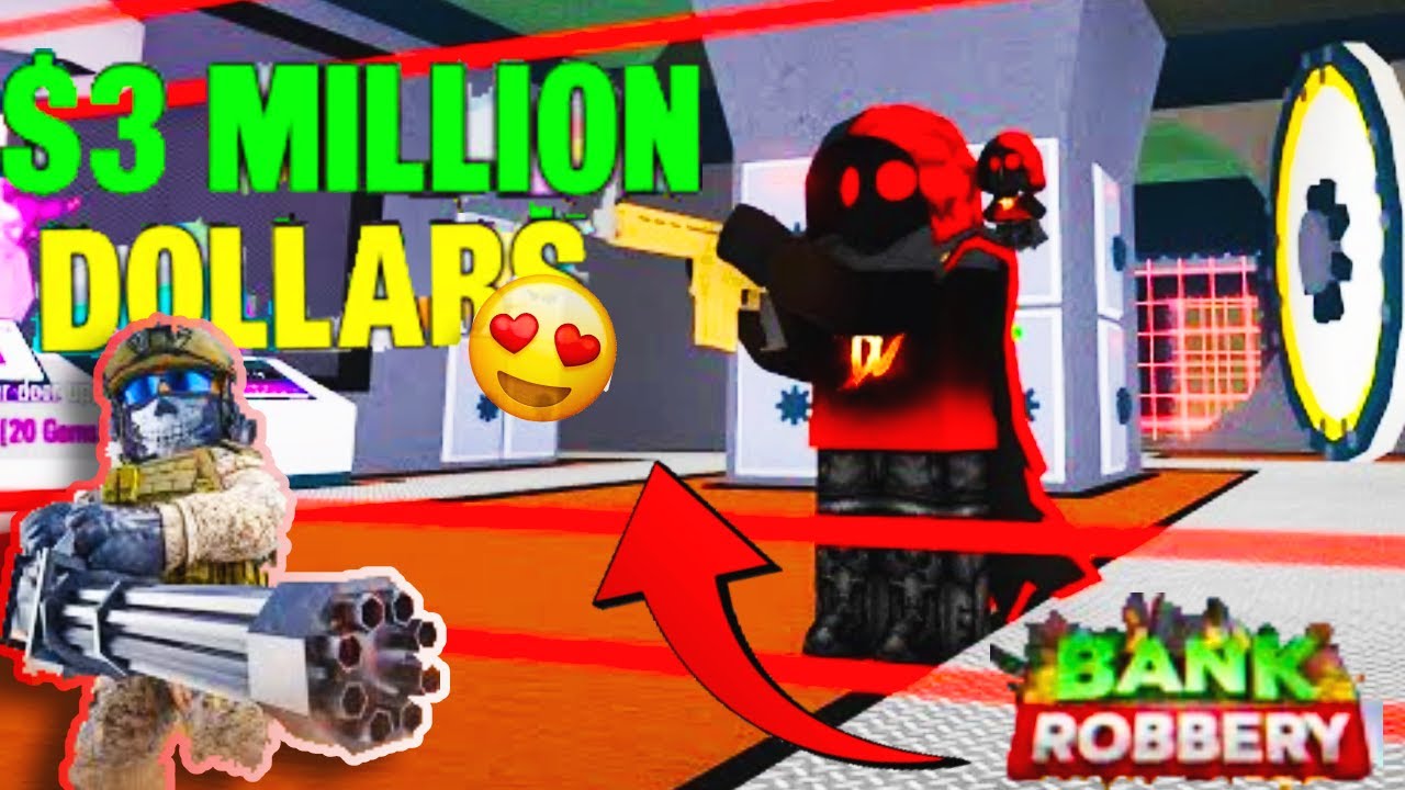 $3 MILLION BANK ROBBERY in Roblox! 💰💥 (Epic Heist with OP Weapons ...