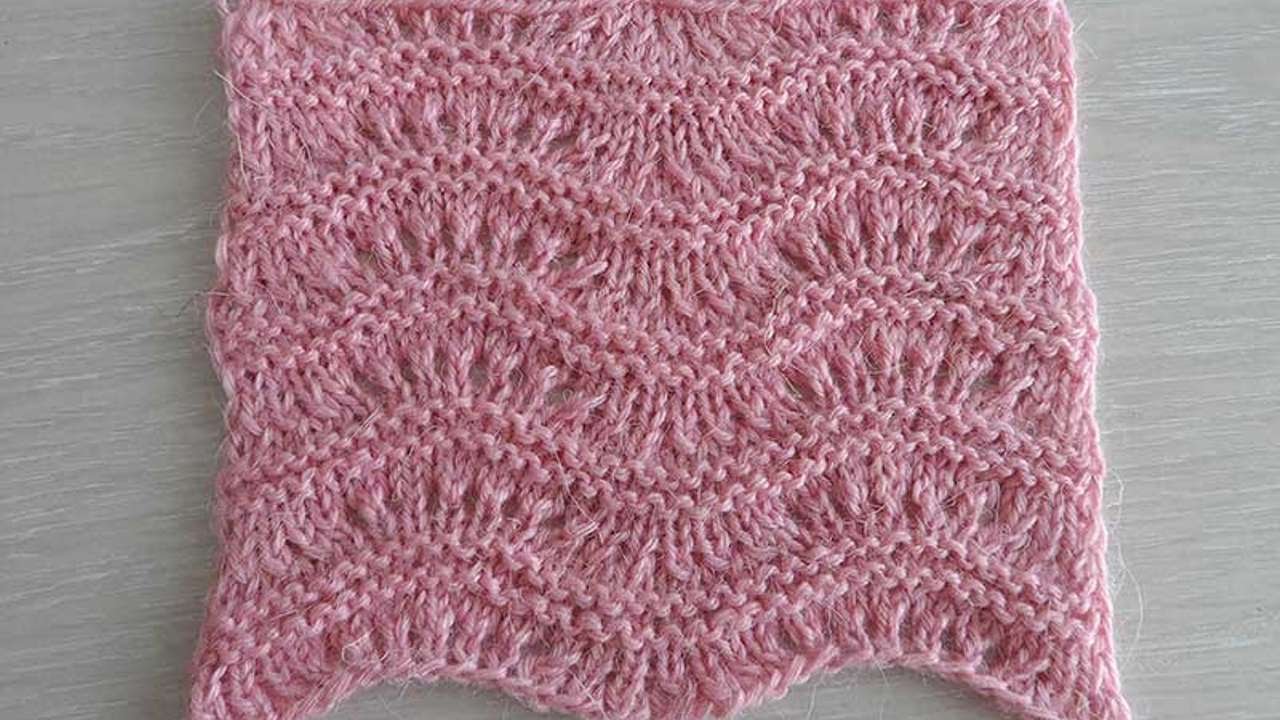 How To Knit Openwork Pattern Of Wavy - DIY Crafts Tutorial - Guidecentral - YouTube