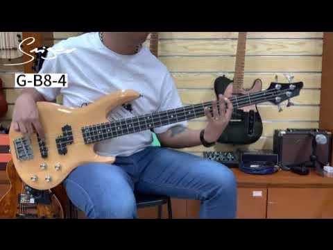 Smiger G B8 4 electric bass guitar - YouTube