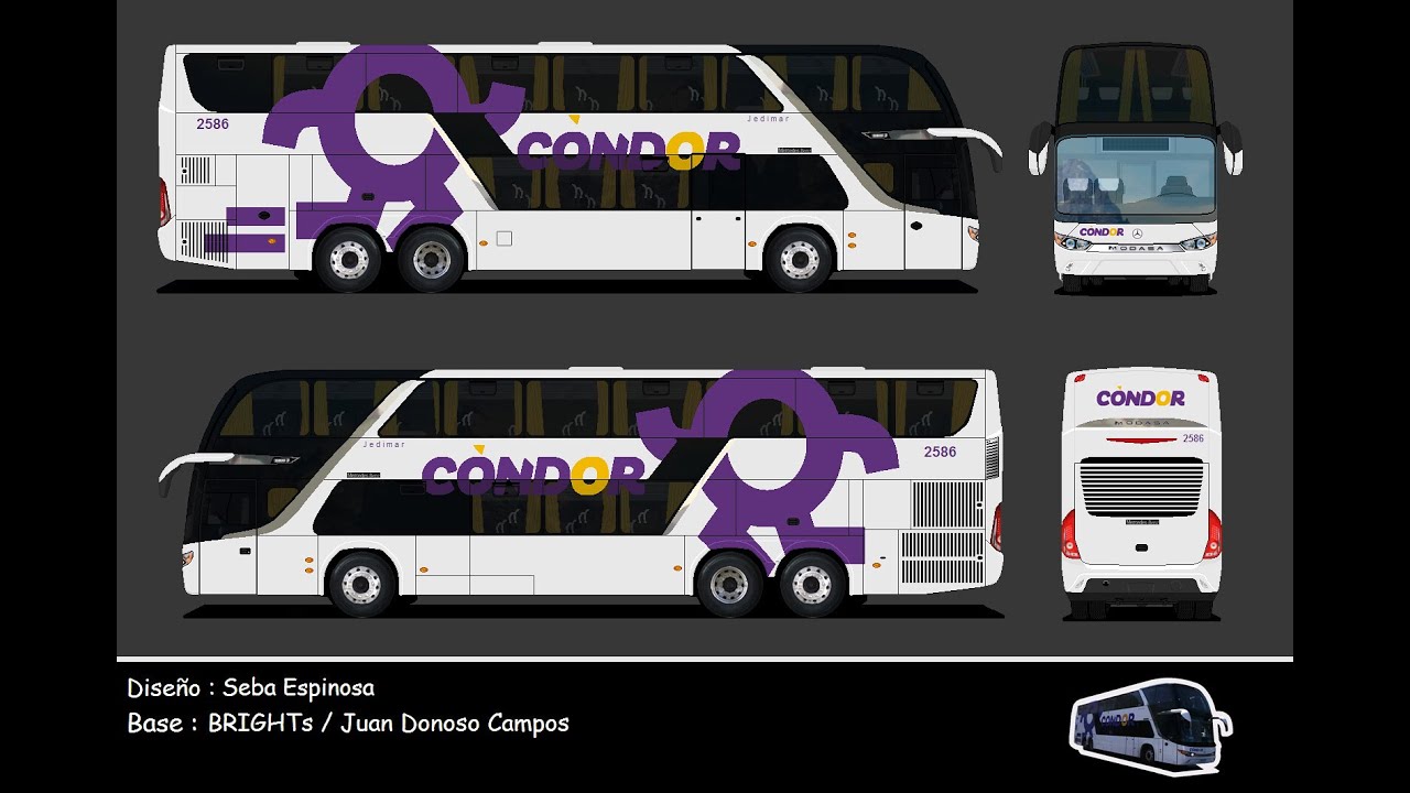 buses tur bus pullman bus y condor bus - YouTube